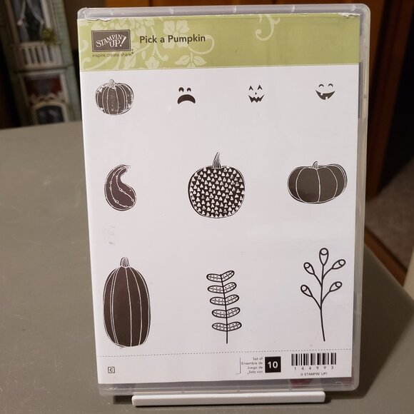 Stampin' Up! | Office | Stampin Up Pick A Pumpkin Cling Stamp Set Used ...